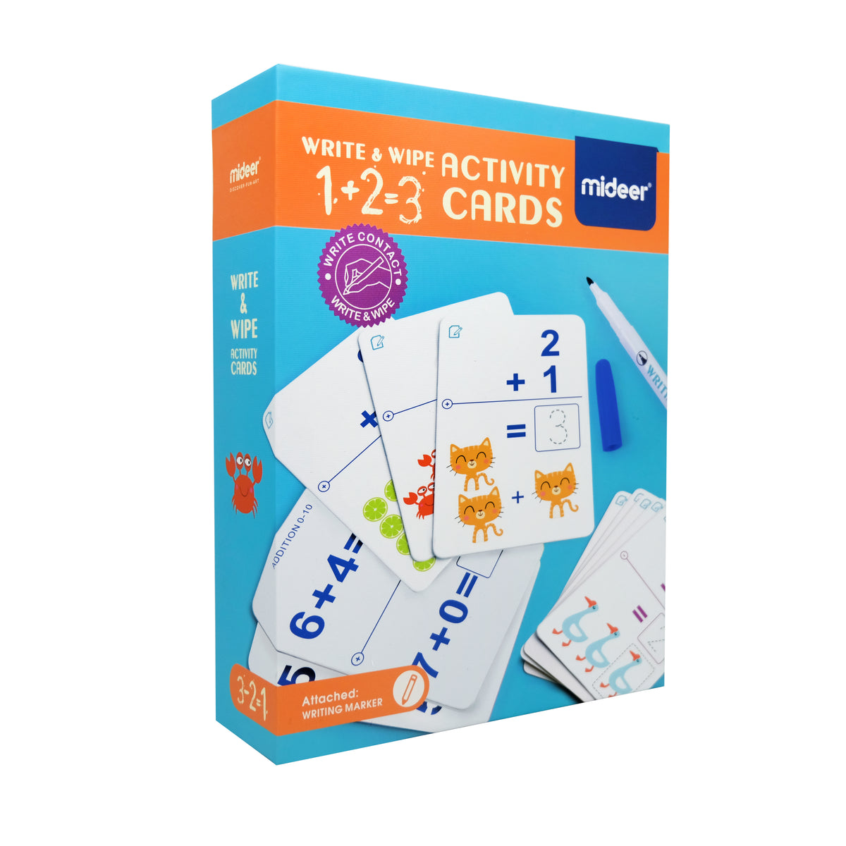 MiDeer Educational Write and Wipe Math Cards (Wholesale) – The Kids Avenue