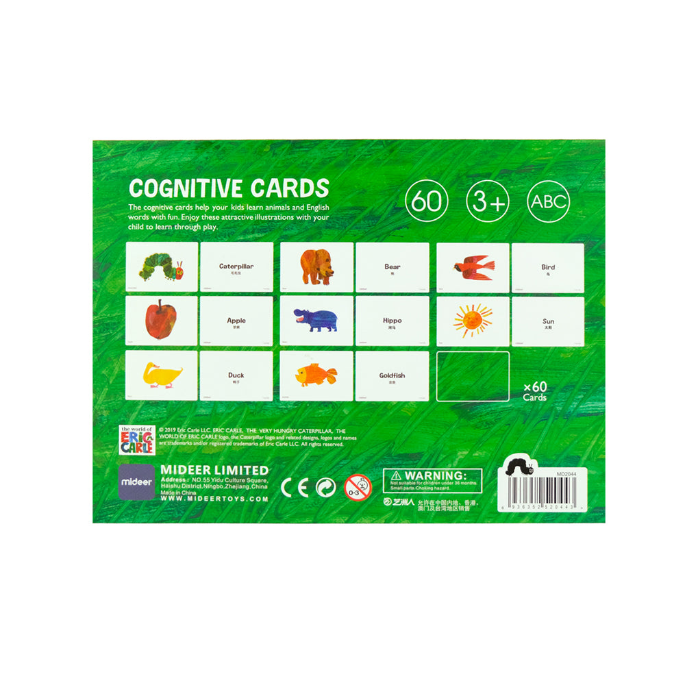 MiDeer Cognitive Cards - 60 pc Educational Flash Cards for Kids – The ...